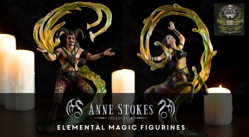 Earth Elemental Magic Figurines By Anne Stokes