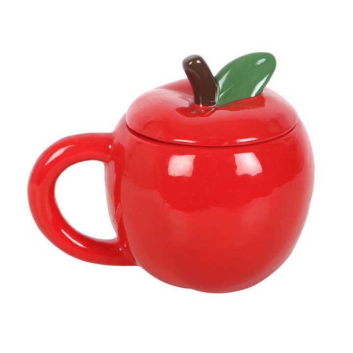 Apple Shaped Lidded Mug - Something Different Wholesale