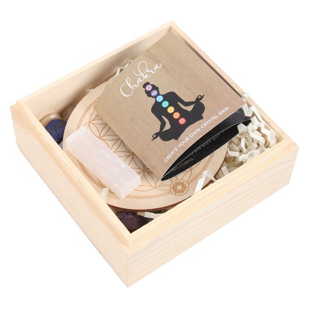 Chakra Crystal Grid Gift Set - Something Different Wholesale