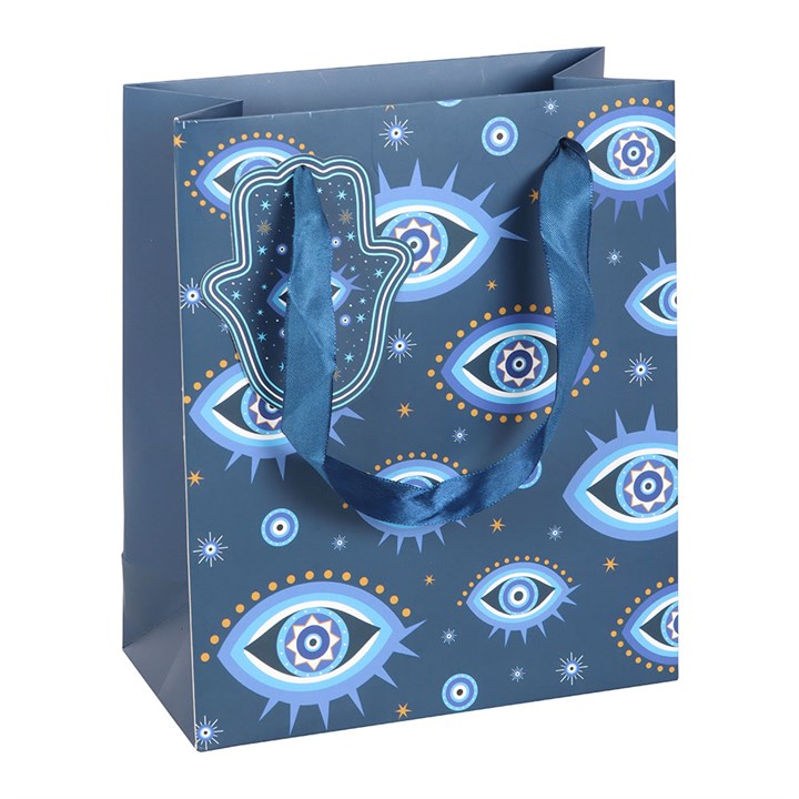 Medium All Seeing Eye Print Gift Bag - Something Different Wholesale