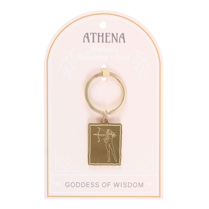 Athena Goddess Talisman Keyring - Something Different Wholesale