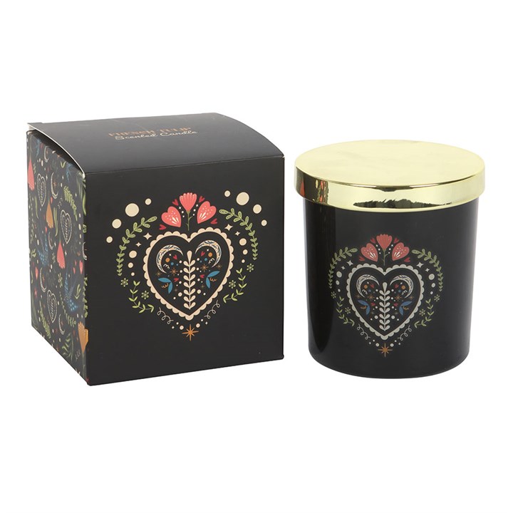 Midnight Bloom Black French Tulip Scented Candle - Something Different ...