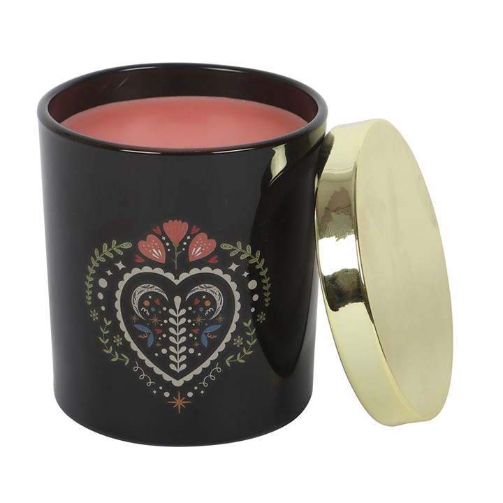 Midnight Bloom Black French Tulip Scented Candle - Something Different ...