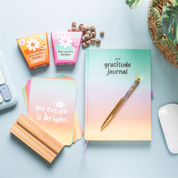 Mindful Moments Affirmation Cards with Wooden Stand - Something ...