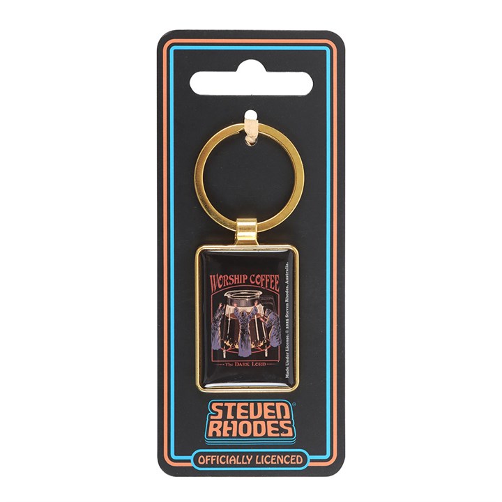 Worship Coffee Keyring by Steven Rhodes - Something Different Wholesale
