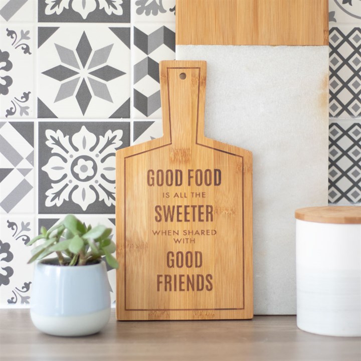 Sweeter When Shared Bamboo Serving Board - Something Different Wholesale