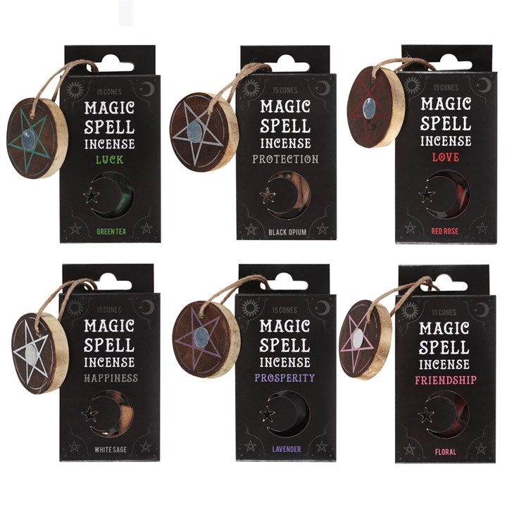 Set of 48 Magic Spell Incense Cones - Something Different Wholesale
