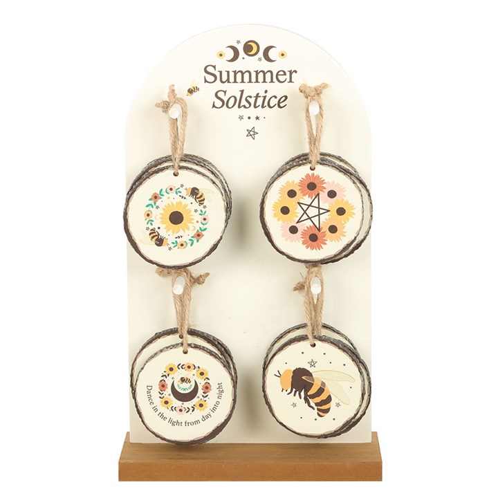 Set of 16 Bee Radiant Decorations on Display - Something Different ...