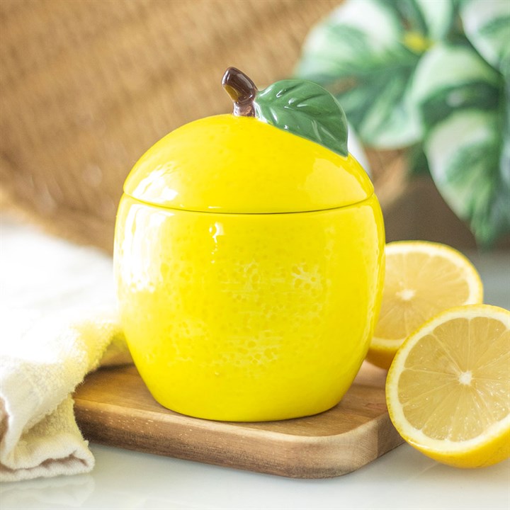 Lemon Shaped Candle Jar - Something Different Wholesale