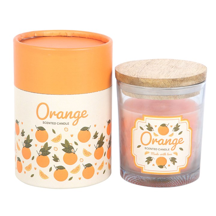 Orange Scented Candle - Something Different Wholesale
