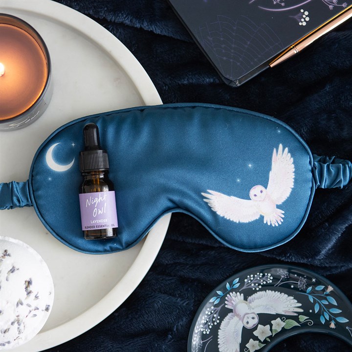 Night Owl Sleep Mask and Essential Oil Gift Set - Something Different ...