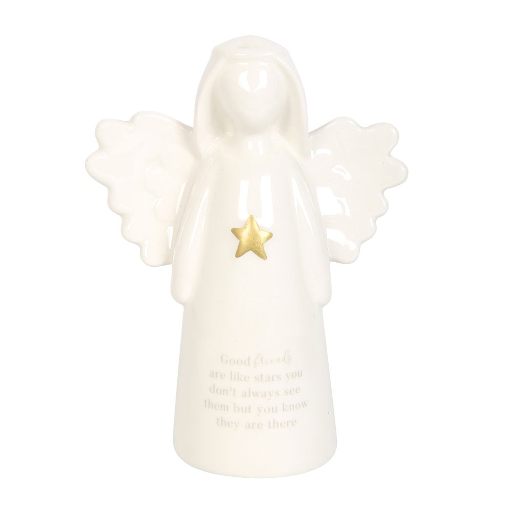 Good Friends Sentiment Angel Ornament - Something Different Wholesale